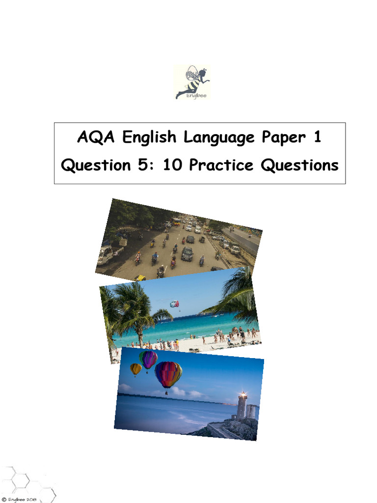 English Lang - Gcse - Paper 1 Writing | PDF