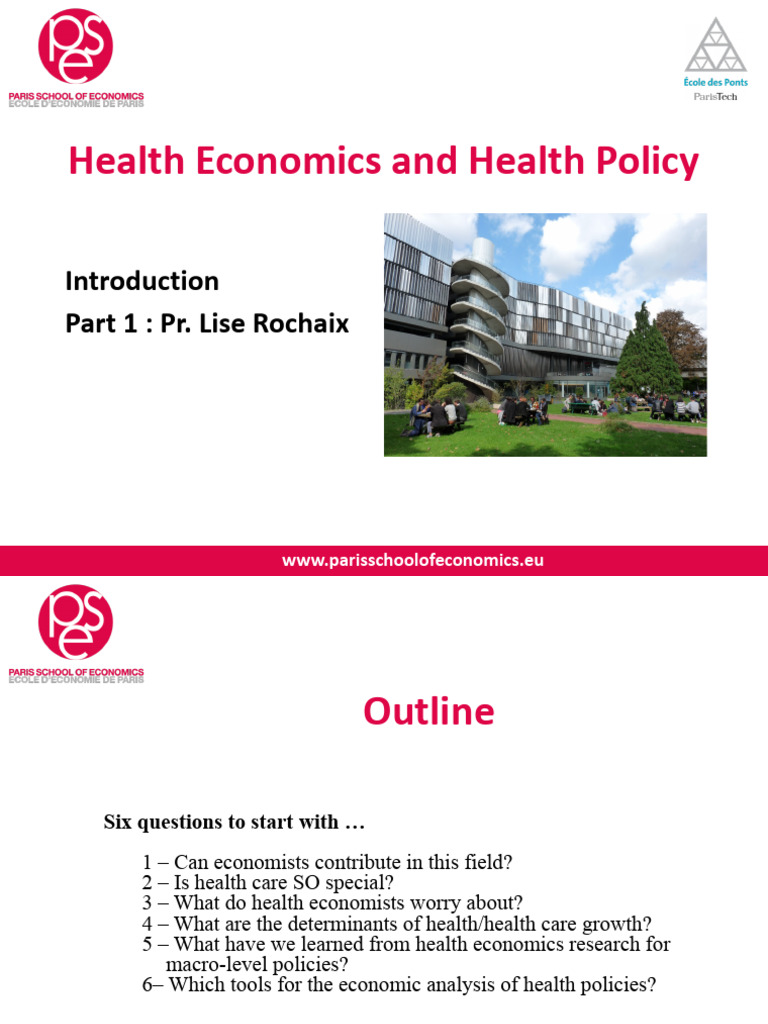 Health Economics & Policy Insights | PDF | Economics | Health Economics