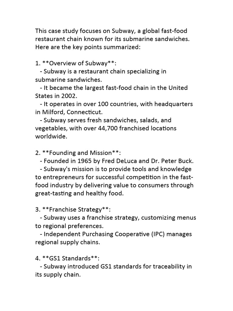 Important Points On The Case Study | PDF Important Points On The Case Study | PDF