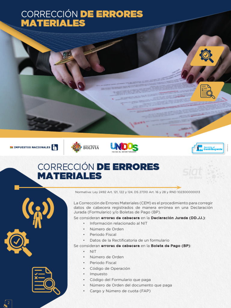 Correccion Errores Materiales | PDF | Informática