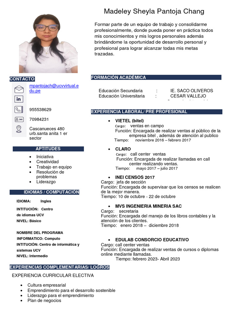 Formato CV | PDF