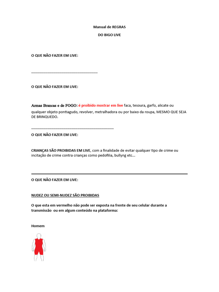 Manual de REGRAS | PDF