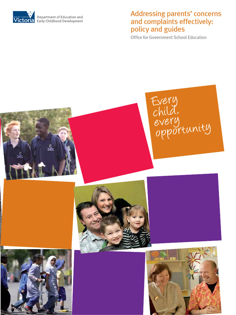 Addressing Parents Concerns-School | PDF | Policy | Complaint