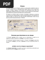 Cheque Cruzado: Definición y Cobro | PDF | Cheque | Bancos