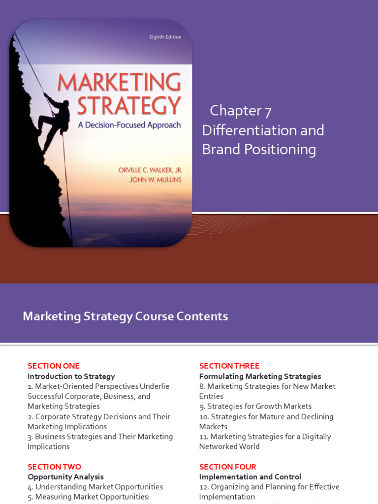 7, Differentiation and Positioning | PDF