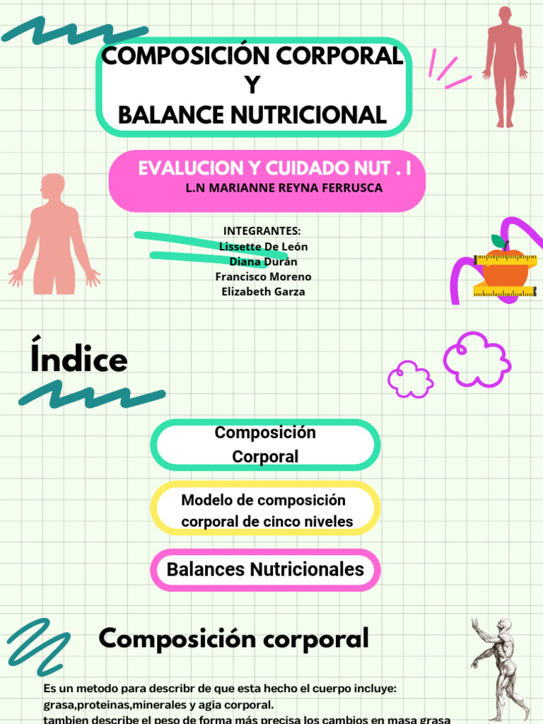 COMPOSICIÓN CORPORAL Y BALANCE NUTRICIONAL | PDF