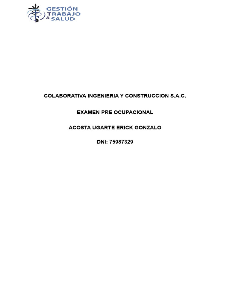 Acosta Ugarte Erick Gonzalo - HHCC | PDF | Hematología | Enfermedades y trastornos