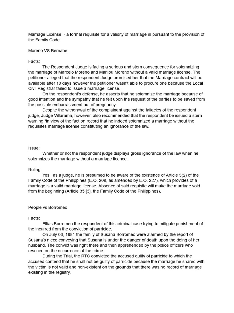 Persons and Family Relation | PDF | Annulment | Lawsuit