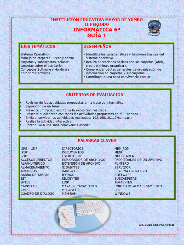 6° Guia 1 Inf - Ii - P | PDF