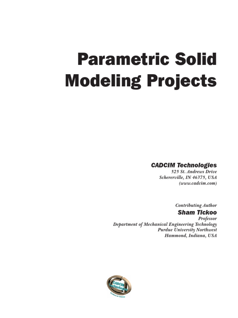 Parametric Solid Modeling Projects | PDF | Autodesk | Auto Cad