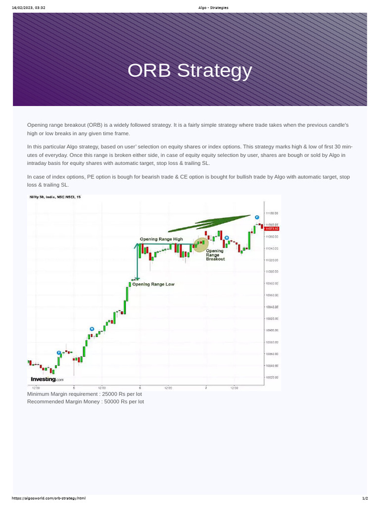 Algo - Strategies-Orb | PDF