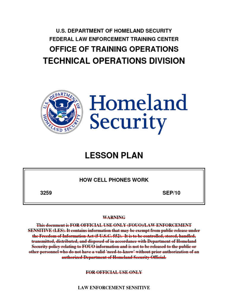 Cell Phone Technology for Law Enforcement | PDF | Cellular Network ...