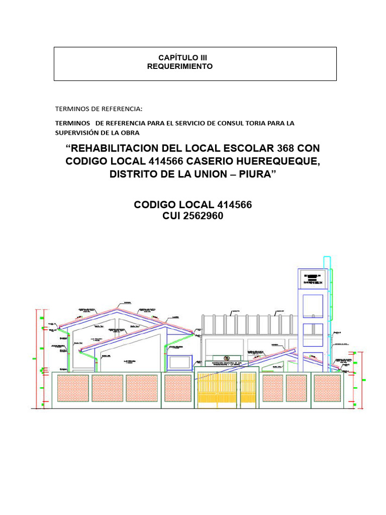 TDR Supervision Huerequeque | PDF