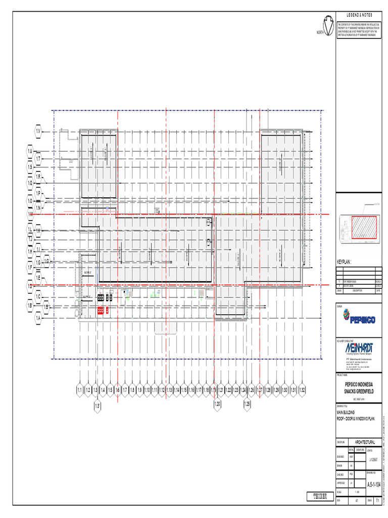 A.5-1-104-Roof - Door & Windows Plan | PDF