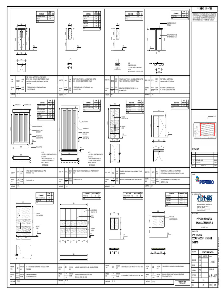 A.5-1-107-Door & Windows Schedule (Sheet 3) | PDF