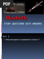 Macbeth Act 1 Questions and Answers | PDF | Macbeth