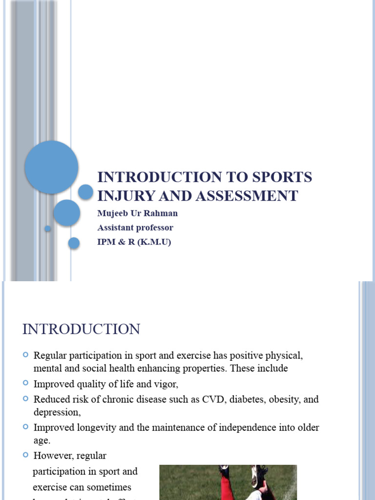 Sports Injury Overview and Assessment Guide | PDF | Injury ...