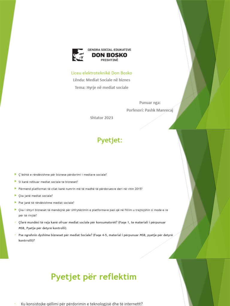 Ligjerata 1 MSB | PDF