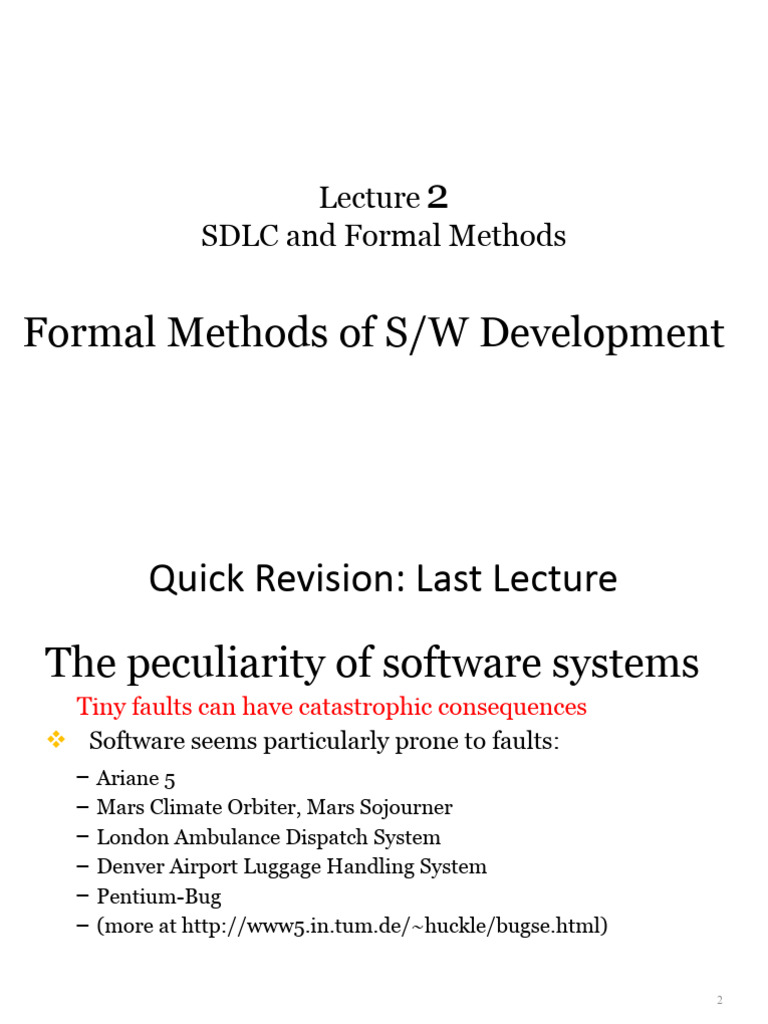 02 Sdlc And Formal Methods Pdf Formal Methods Specification