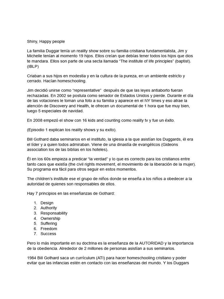 Shiny, Happy People | PDF | Violencia doméstica