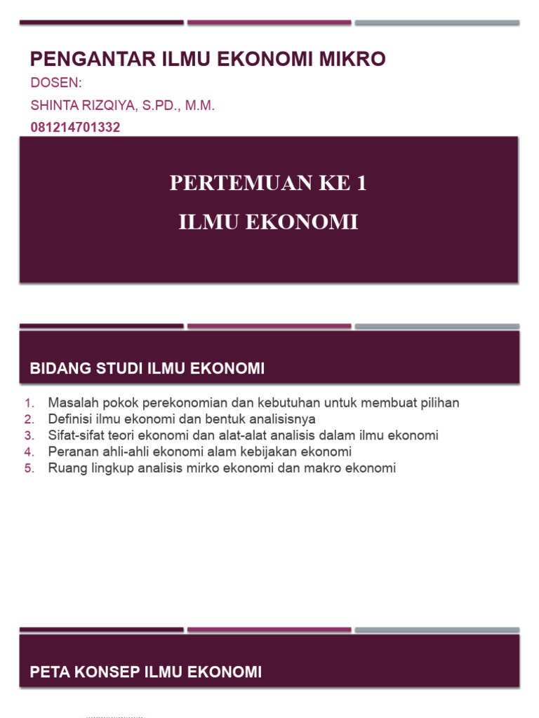 PENGANTAR EKONOMI MIKRo | PDF