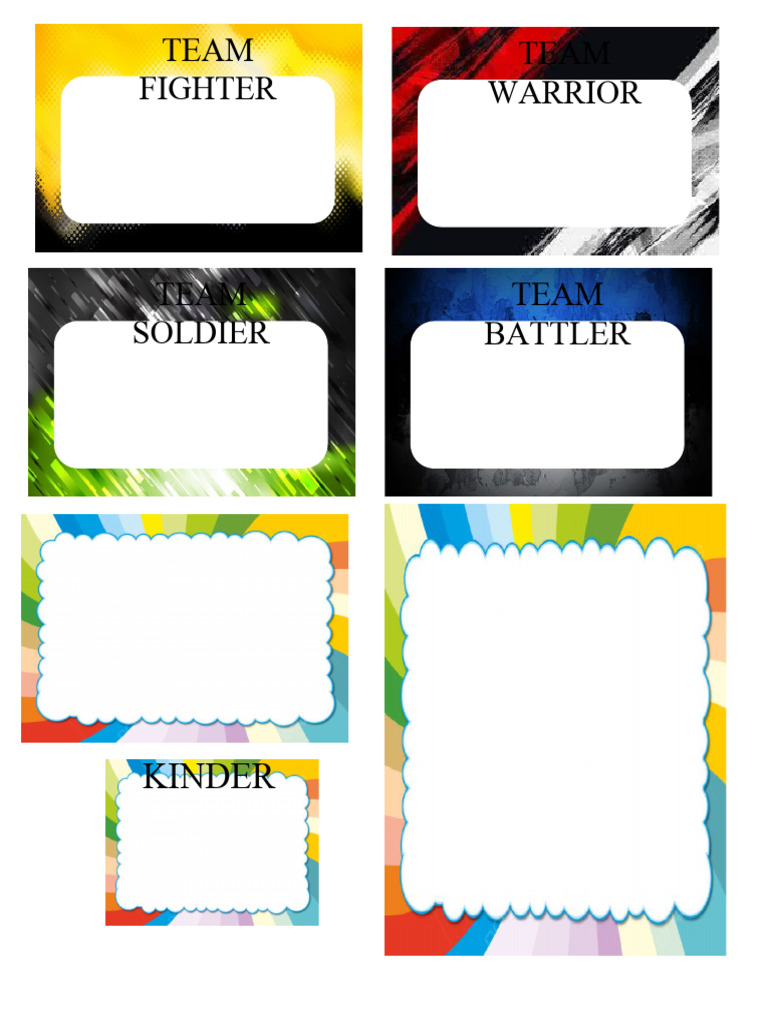 Vbs Id Layouts | PDF