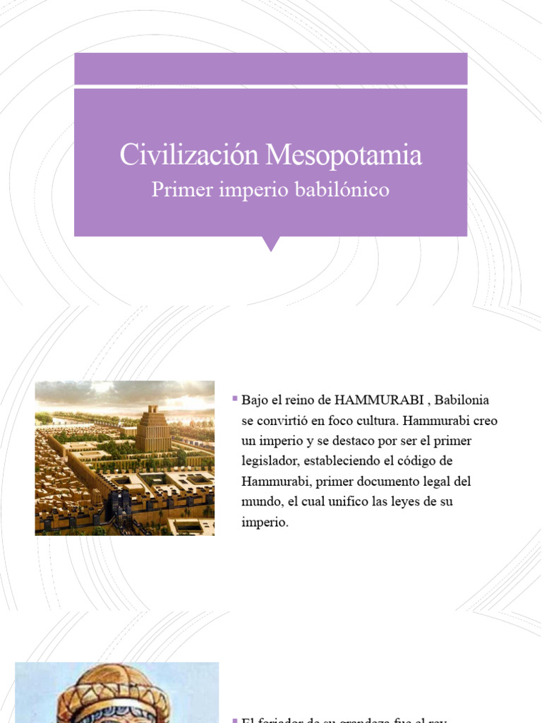 Civilización Mesopotamia Pdf