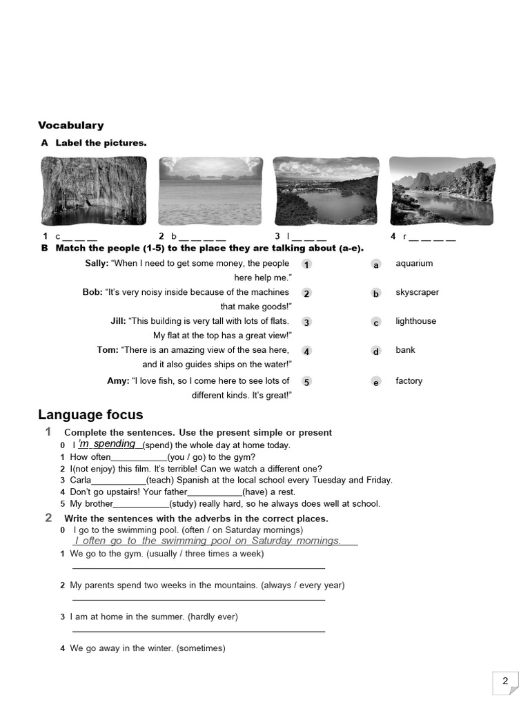 02 Right On 3 - Test 1B - Mod 1 | PDF
