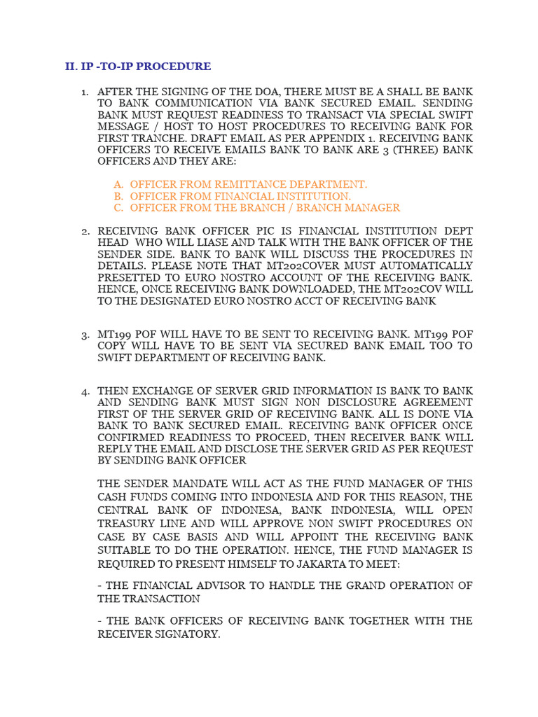 Bank-to-Bank IP Transaction Guide | PDF | Banks | Deposit Account