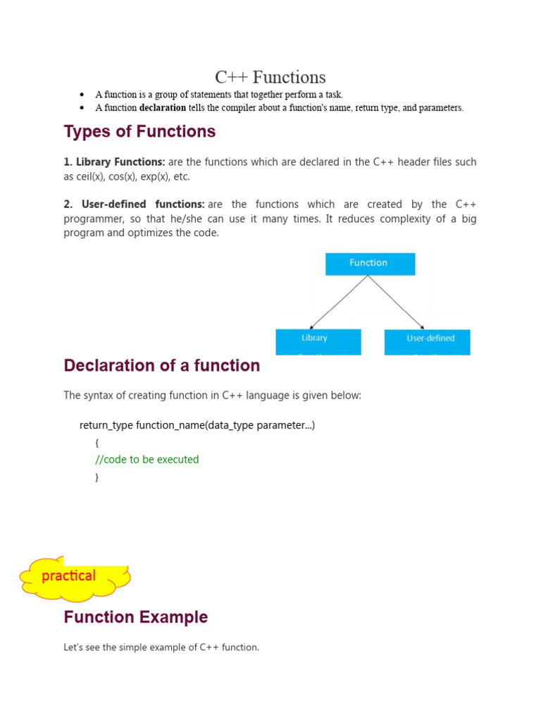 Function Untill Overload Pdf C Parameter Computer Programming