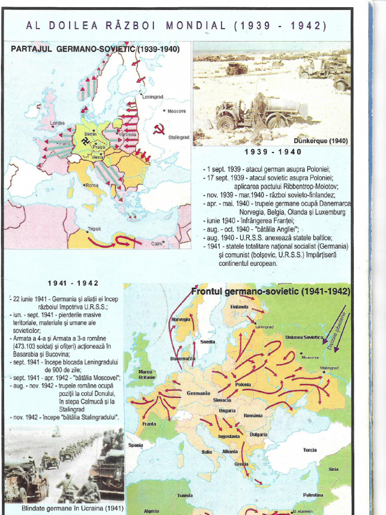 Al Doilea Război Mondial Harta 1 | PDF