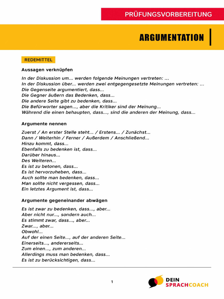 Argumentation | PDF