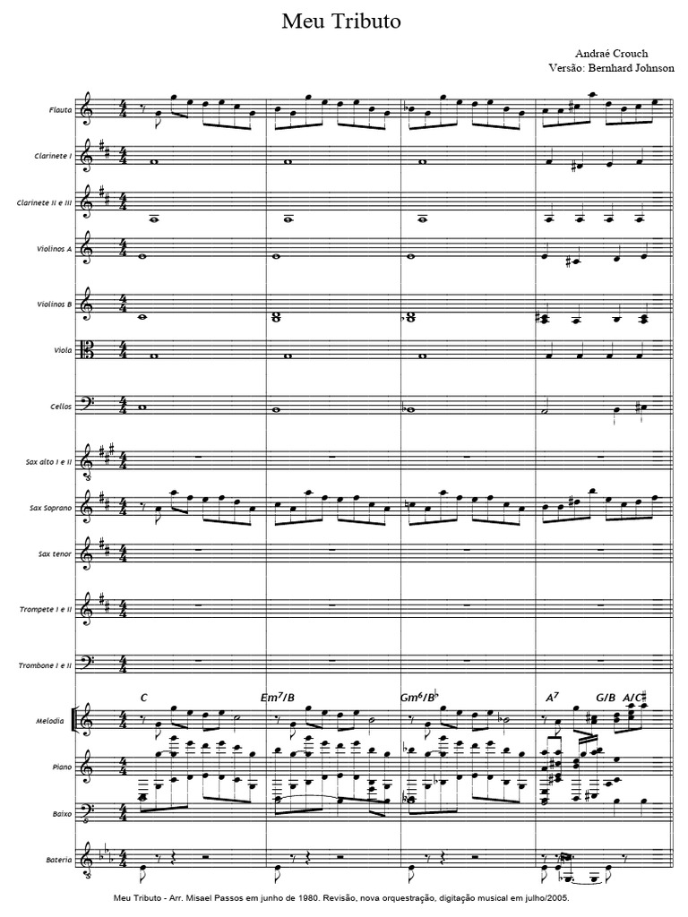 Grade MEU TRIBUTO | PDF