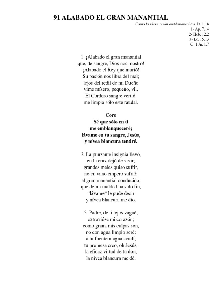 Cantos 10 Septiembre N | PDF | Teología | Contenido bíblico