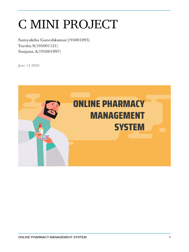 C Miniproject | PDF | Computing | Software Engineering