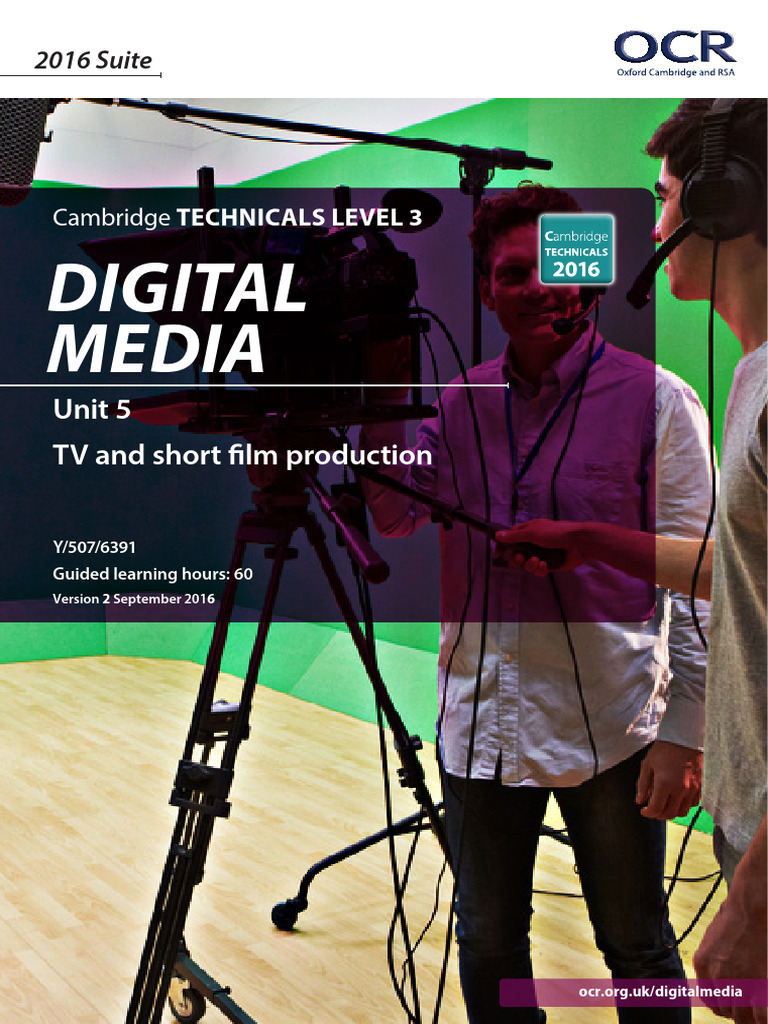 Unit 5 TV & Short Film Production | PDF | Learning | Risk