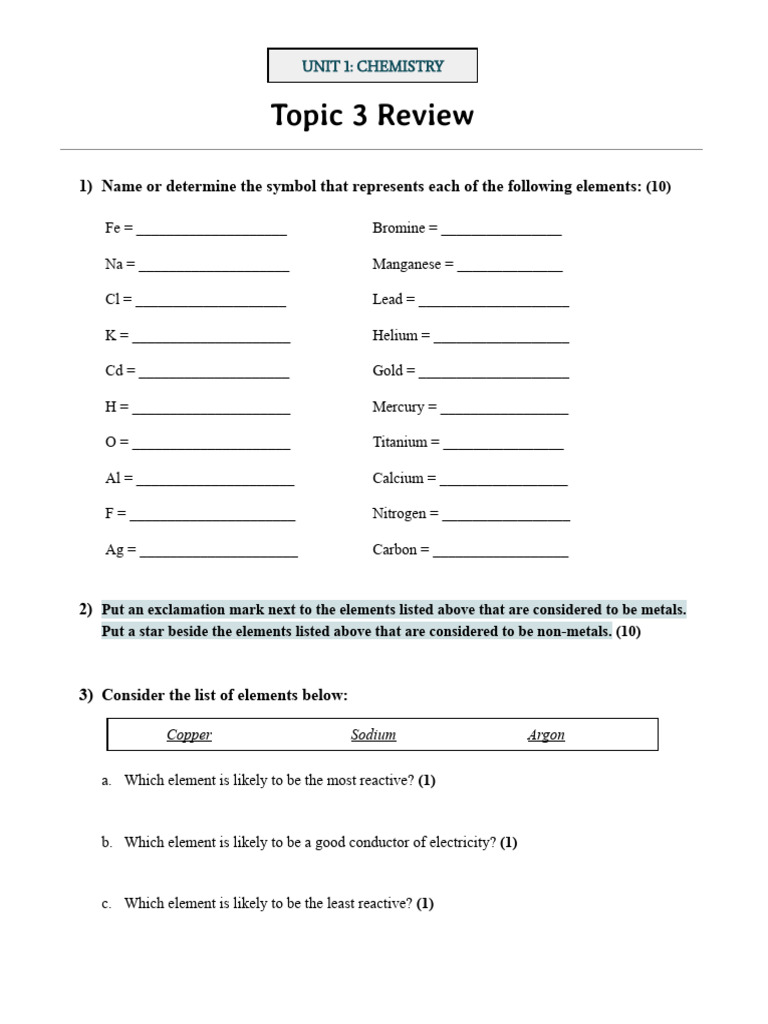 Zunairah Adnan - Topic 3 Review | PDF