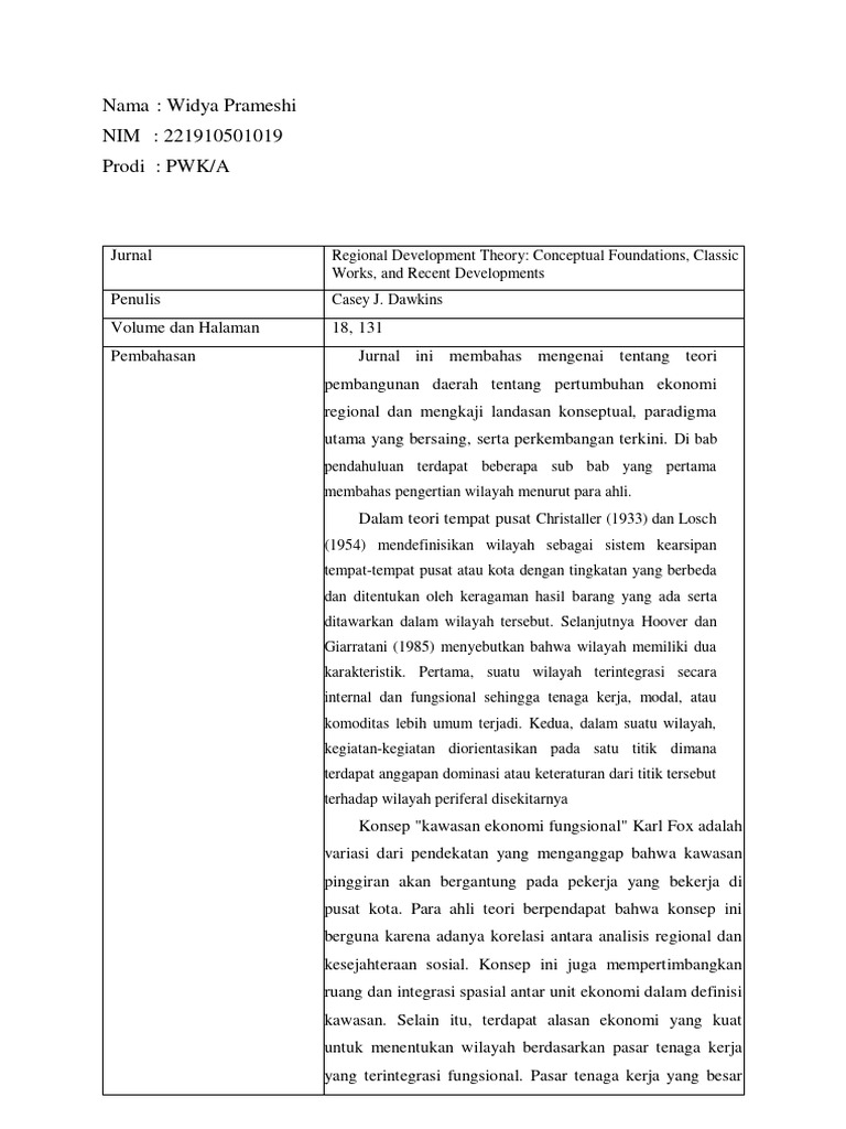 19 - Widya Pramesthi - PWK | PDF