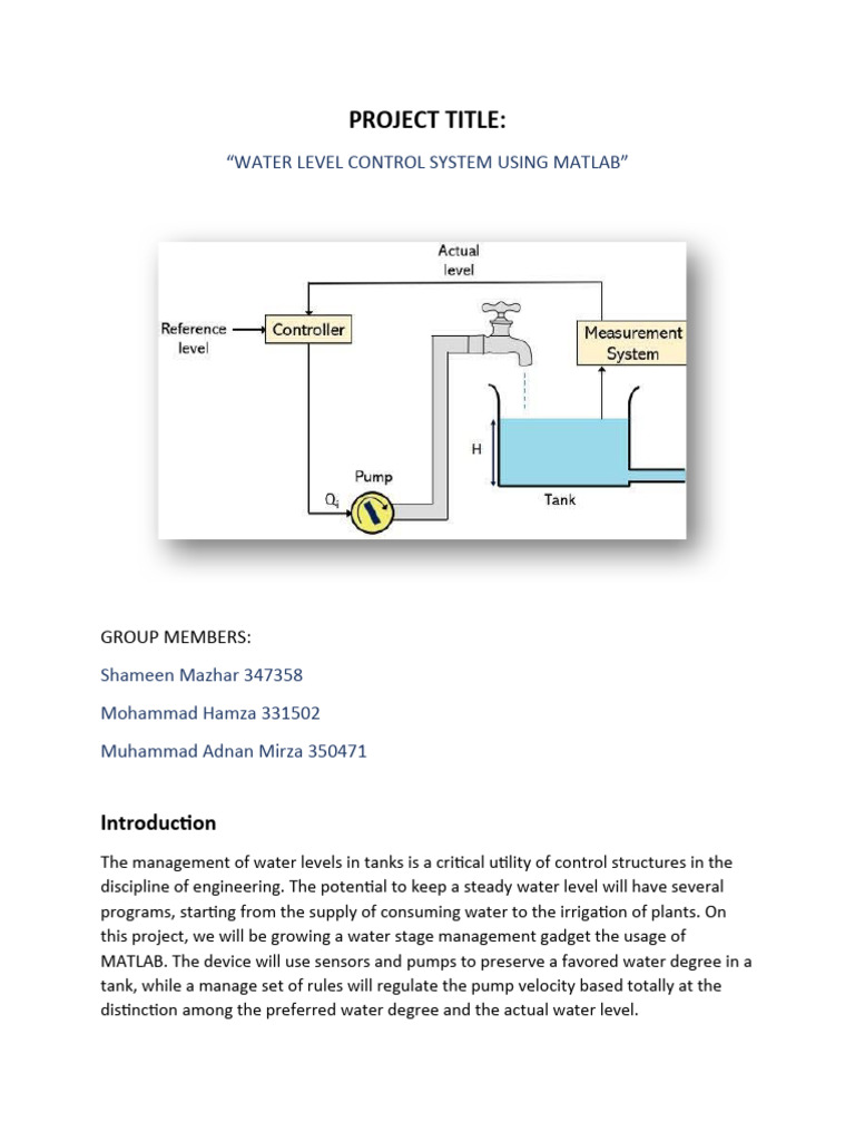 Project Proposal LCS | PDF | Pump | Physical Sciences
