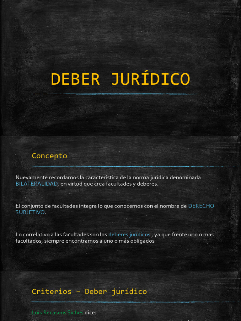 Deber Jurídico | PDF