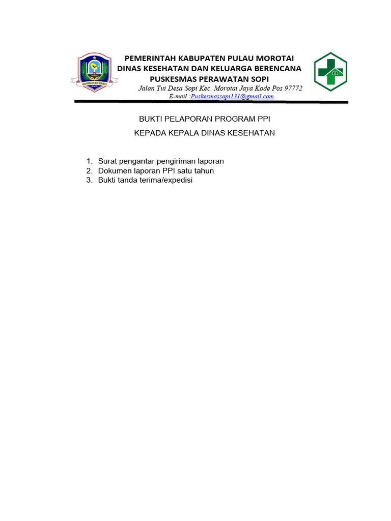 Bukti Pelaporan Program Ppi | PDF | Pengembangan Diri