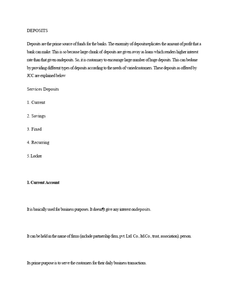 Recurring DEPOSITS | PDF