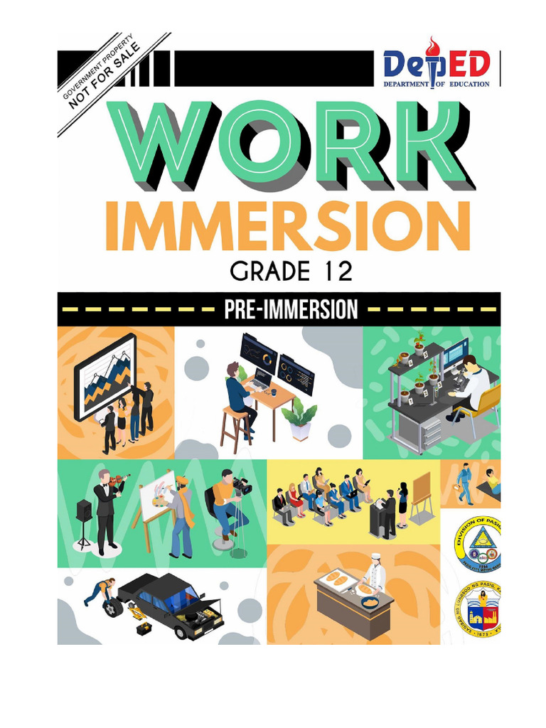 Module4 Work Immersion | PDF | Occupational Safety And Health | Employment