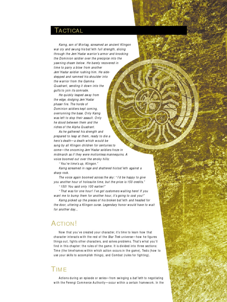 ds9 Preview 3 | PDF | Dominion (Star Trek) | Role Playing Games