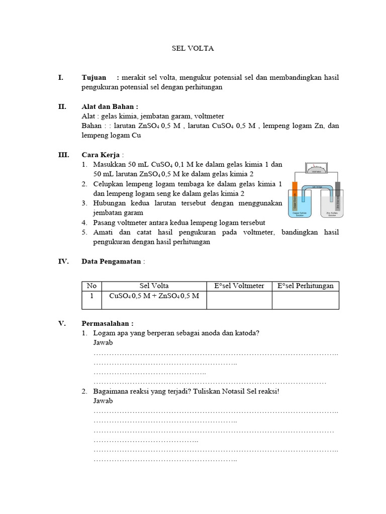 LKS Sel Volta | PDF | Sains & Matematika