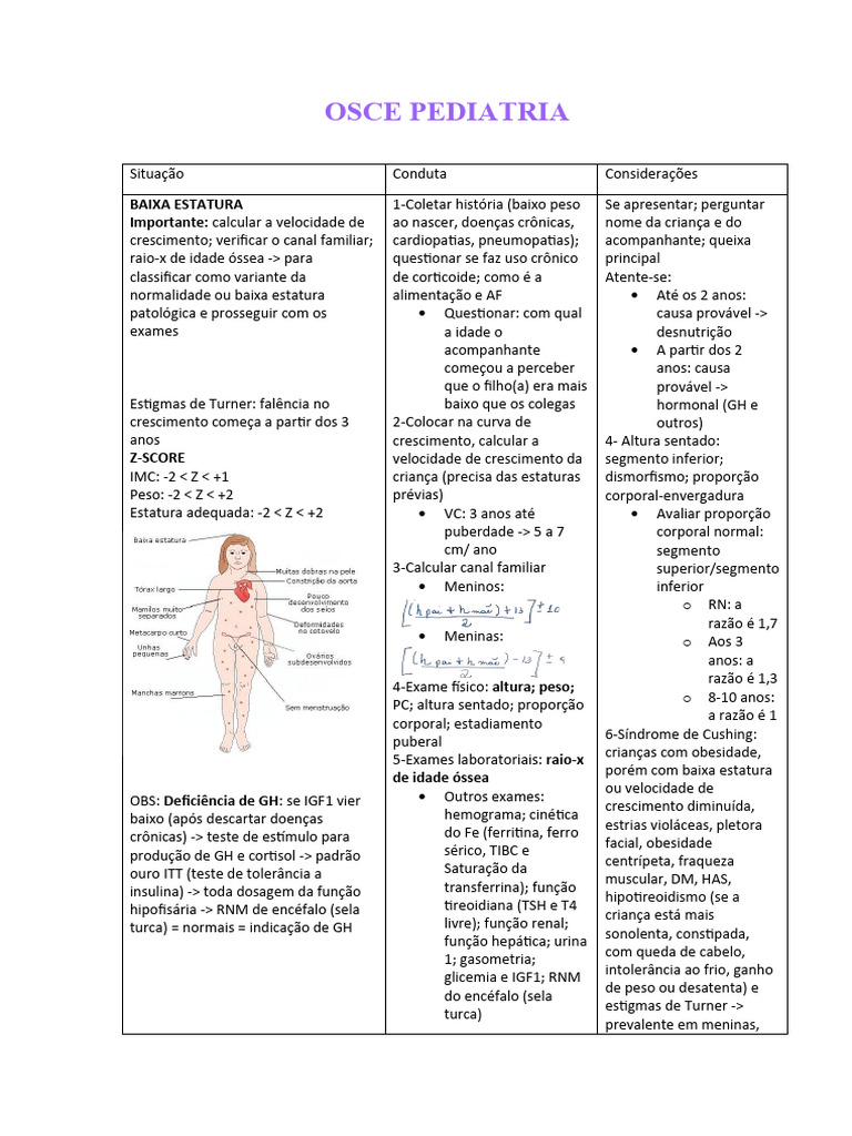 Osce Pediatria | PDF | Reanimação cardiopulmonar | Sepse