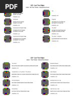 4x4 Cube Parity Algorithms | PDF