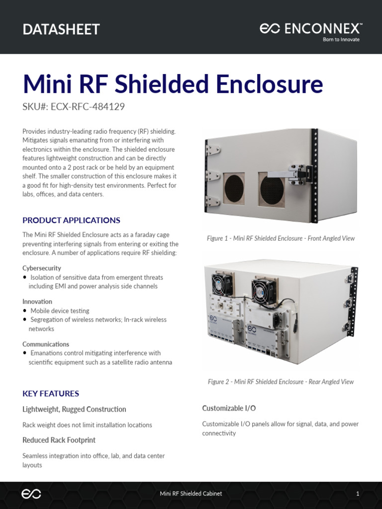 RF Shielded Box Test | PDF | Electromagnetic Interference | Electrical ...