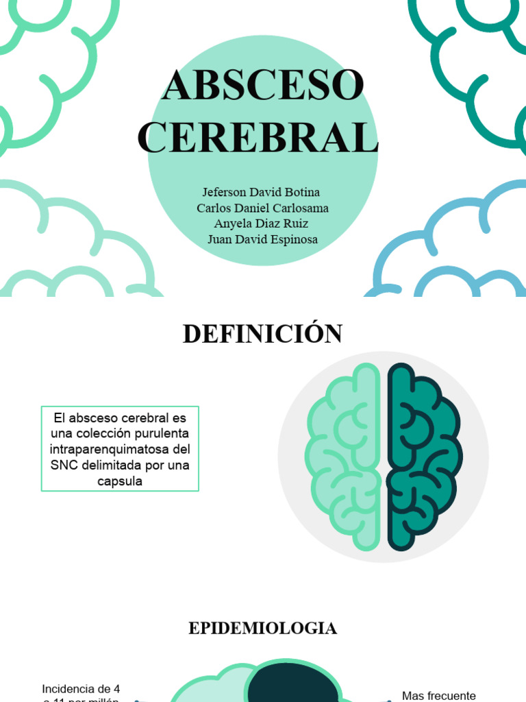 Absceso Cerebral: Definición y Tratamiento | PDF | Medicina CLINICA ...