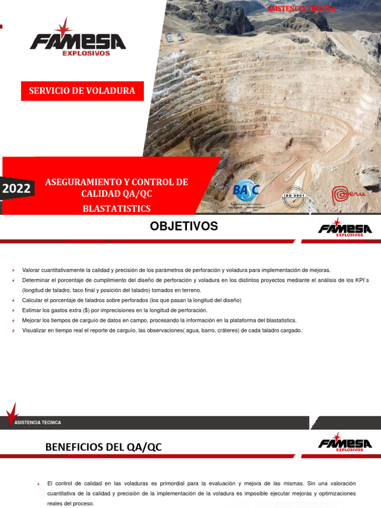 ASEGURAMIENTO Y CALIDAD FAMESA | PDF | Diseño | Perforar